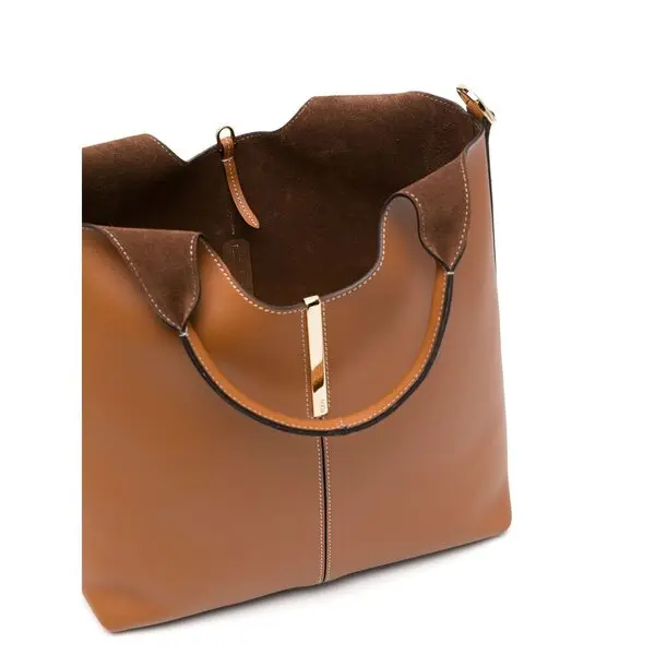 TOD'S Tote Bag In Ochre - Brown