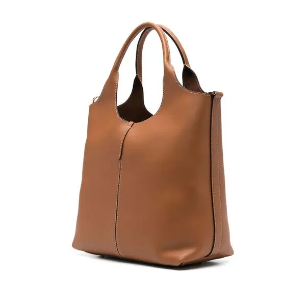TOD'S Tote Bag In Ochre - Brown