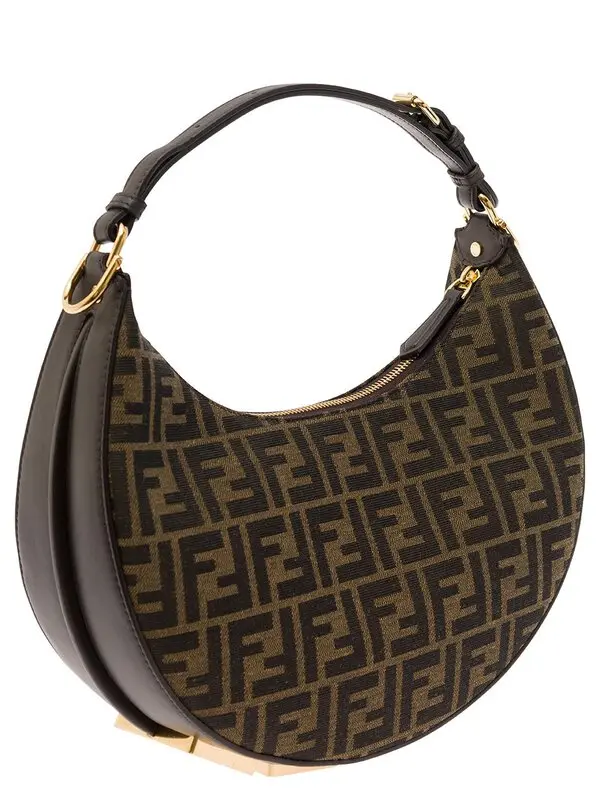 Fendi Small Jacquard Ff Motif Tote Bag - Multicolor