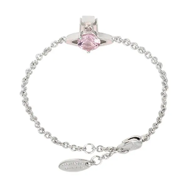 VIVIENNE WESTWOOD Millie Bracelet With Crystals - Silver