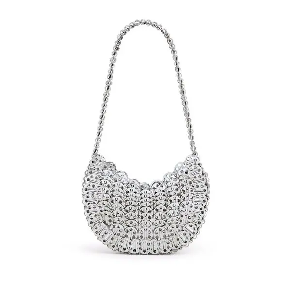 Rabanne Disc Shoulder Bag - Silver