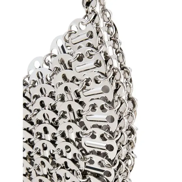Rabanne Disc Shoulder Bag - Silver