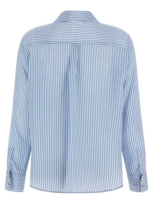 Max Mara Mstflirt Striped Silk Shirt