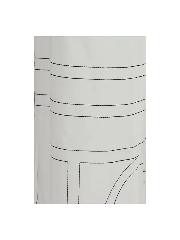 TOTEME Monogram Pants - White
