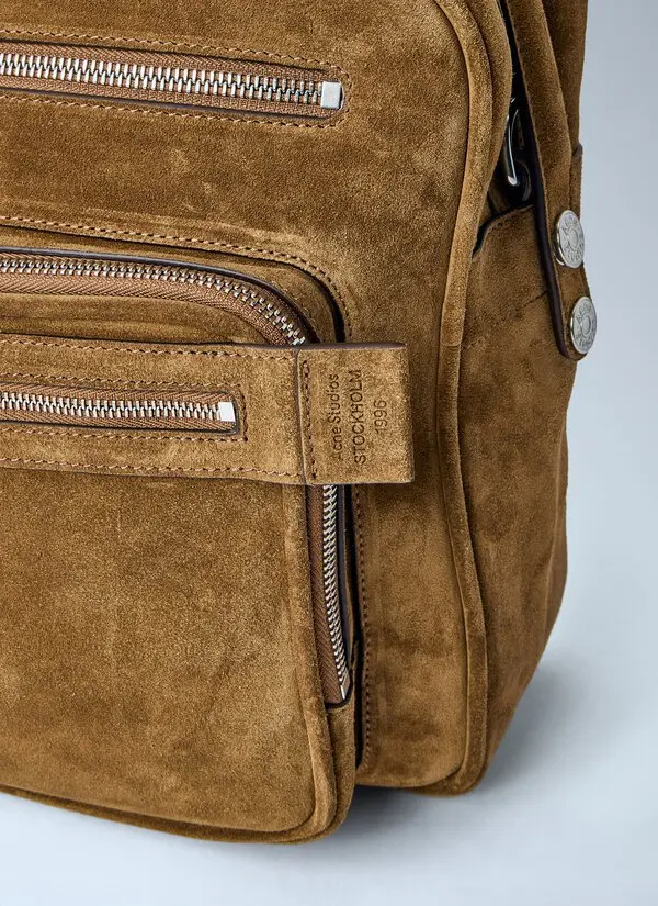Acne Studios Suede Camera Shoulder Bag