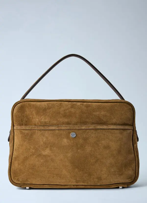 Acne Studios Suede Camera Shoulder Bag