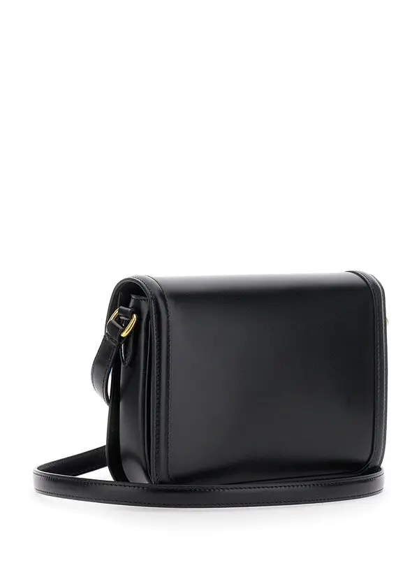 Valentino Garavani 9to5 Crossbody Bag With Vlogo Detail - Black