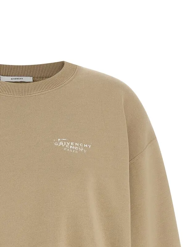 Givenchy Logo Stamp Sweatshirt - Cream
