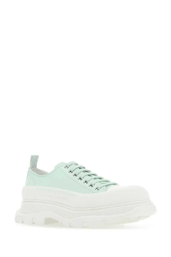 Alexander McQueen Sea Leather Tread Slick Sneakers - Green