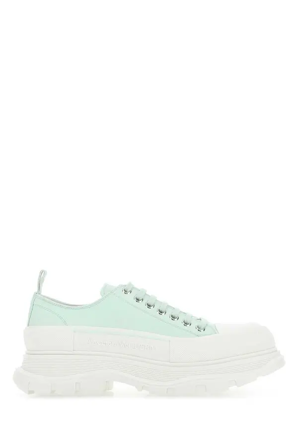 Alexander McQueen Sea Leather Tread Slick Sneakers - Green