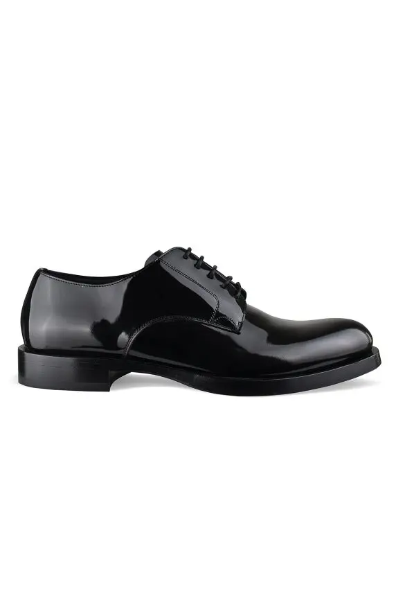 Dolce & Gabbana Patent Calf Leather Derby Shoes