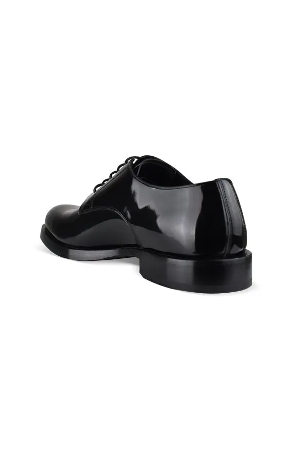 Dolce & Gabbana Patent Calf Leather Derby Shoes