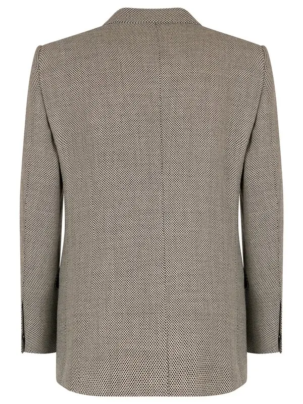 TOM FORD Opposite Birdseye Double-breasted Jacket