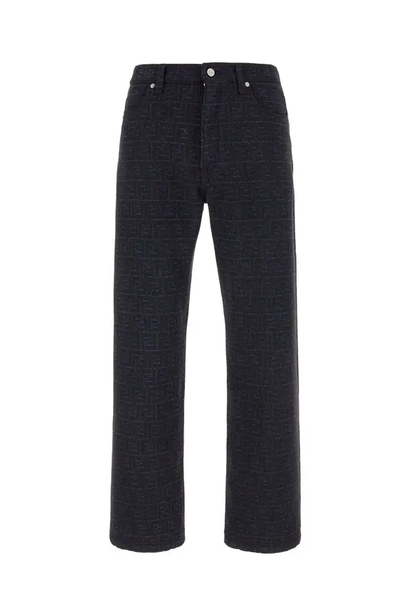 Fendi Monogrammed Jeans - Multicolor