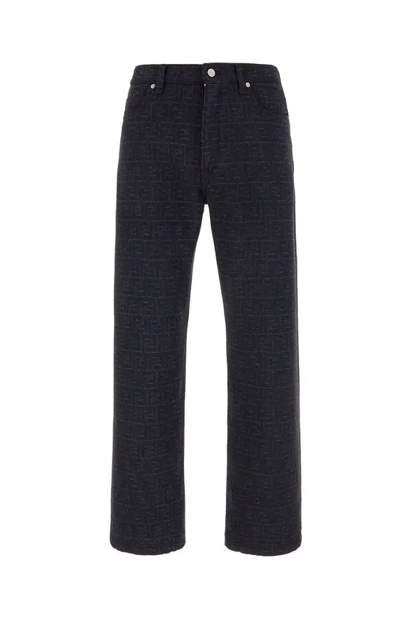 Fendi Monogrammed Jeans - Multicolor