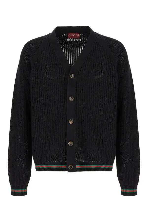 Gucci Black Knitwear Cardigan