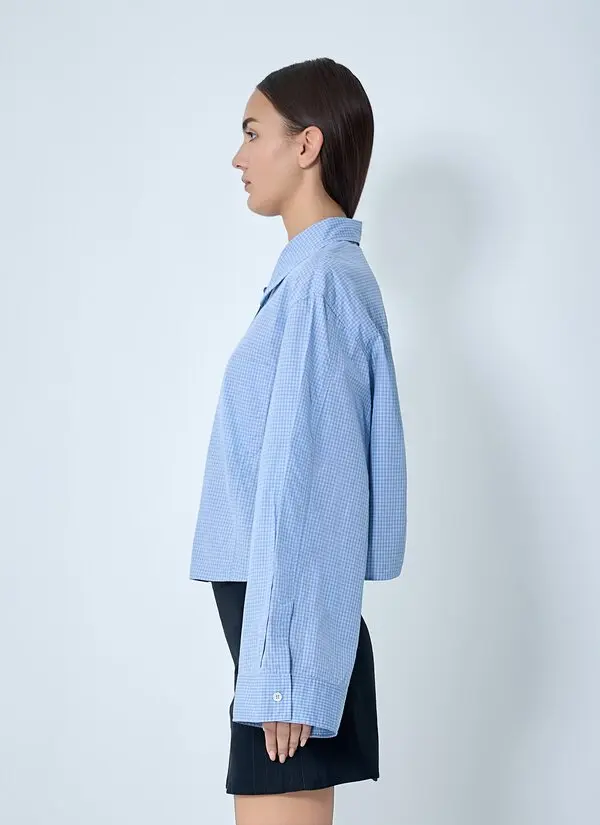 Our Legacy Balloon Shirt Classic Collar Cotton Poplin Button-down