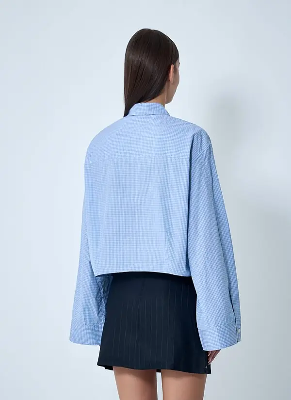 Our Legacy Balloon Shirt Classic Collar Cotton Poplin Button-down