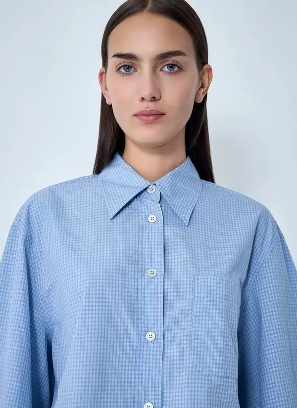 Our Legacy Balloon Shirt Classic Collar Cotton Poplin Button-down