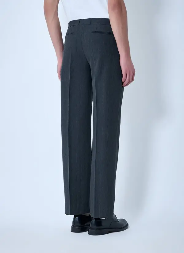 Our Legacy Mid Rise Tailored Wool Blend Slack Pants