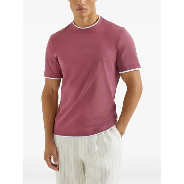 Brunello Cucinelli T-shirts & Vests T-shirts - Red