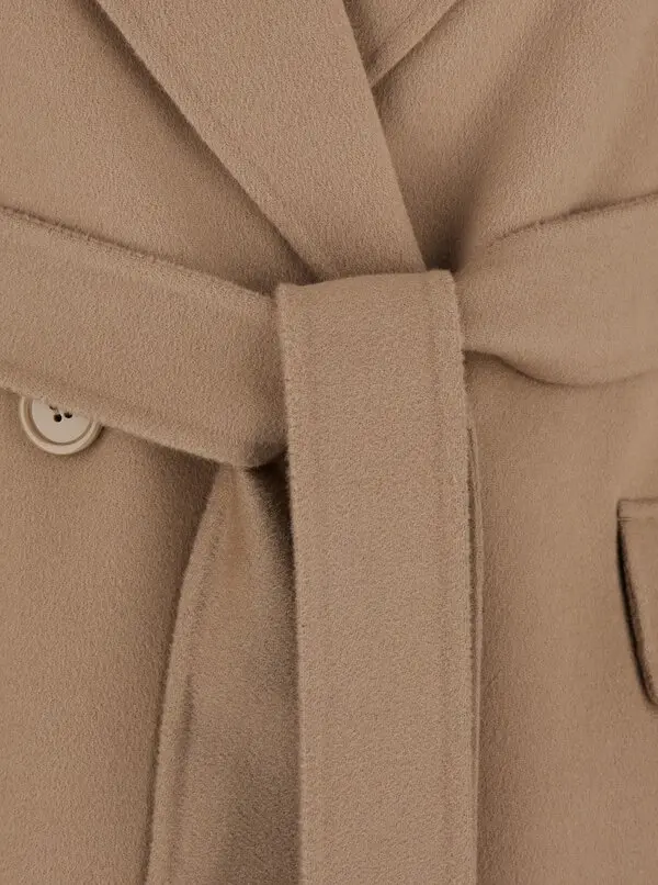 Max Mara Virgin Wool Coat - Multicolor