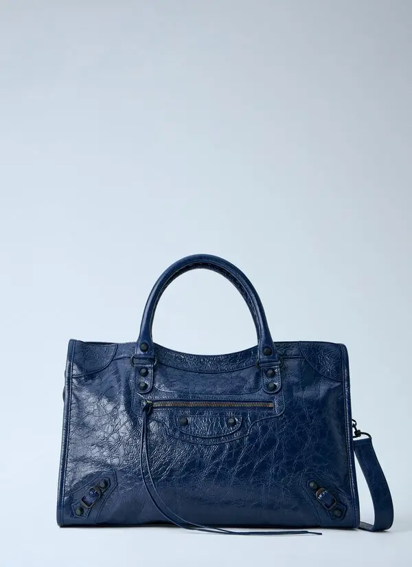 Balenciaga Le City Medium Handbag - Blue