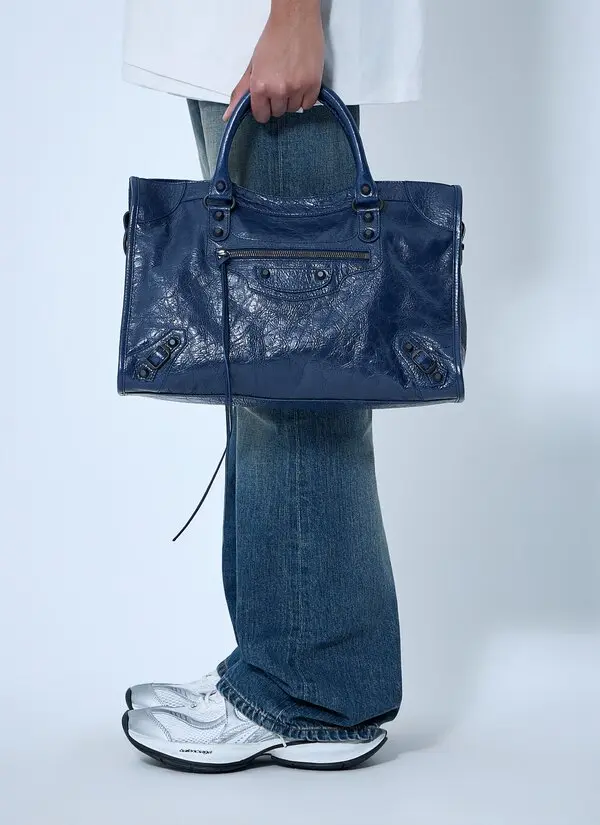 Balenciaga Le City Medium Handbag - Blue