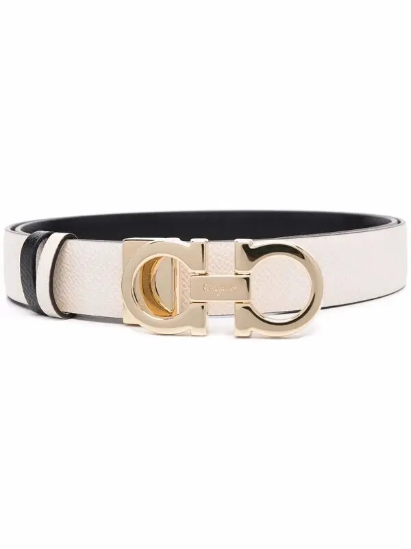 FERRAGAMO Reversible Gancini Belt - Multicolor