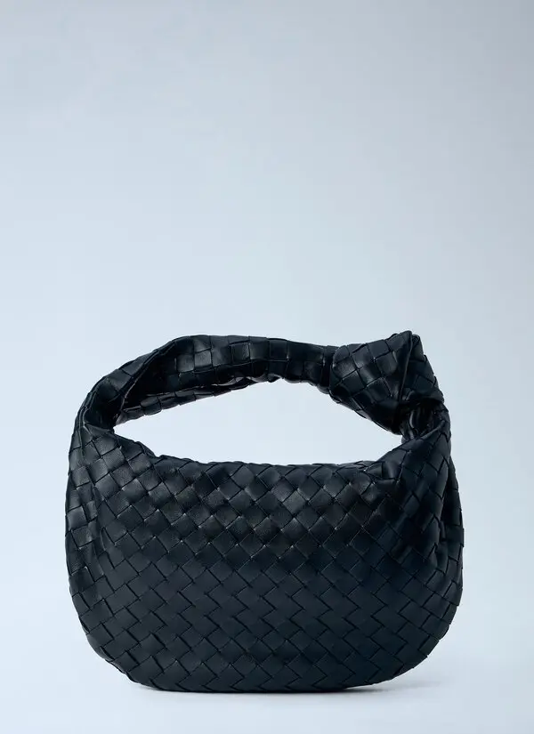 Bottega Veneta Teen Jodie Handbag - Black