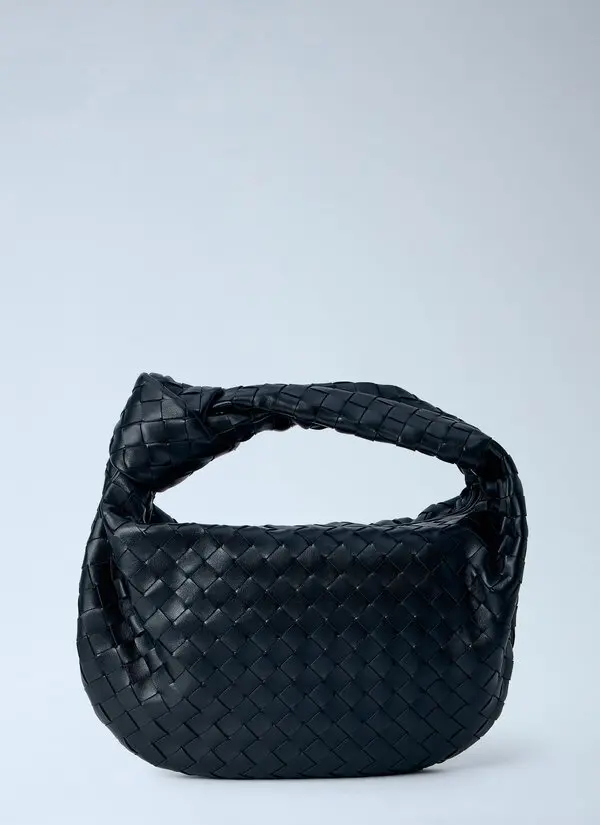 Bottega Veneta Teen Jodie Handbag - Black