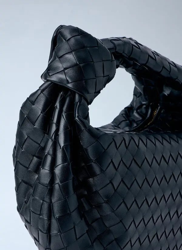 Bottega Veneta Teen Jodie Handbag - Black