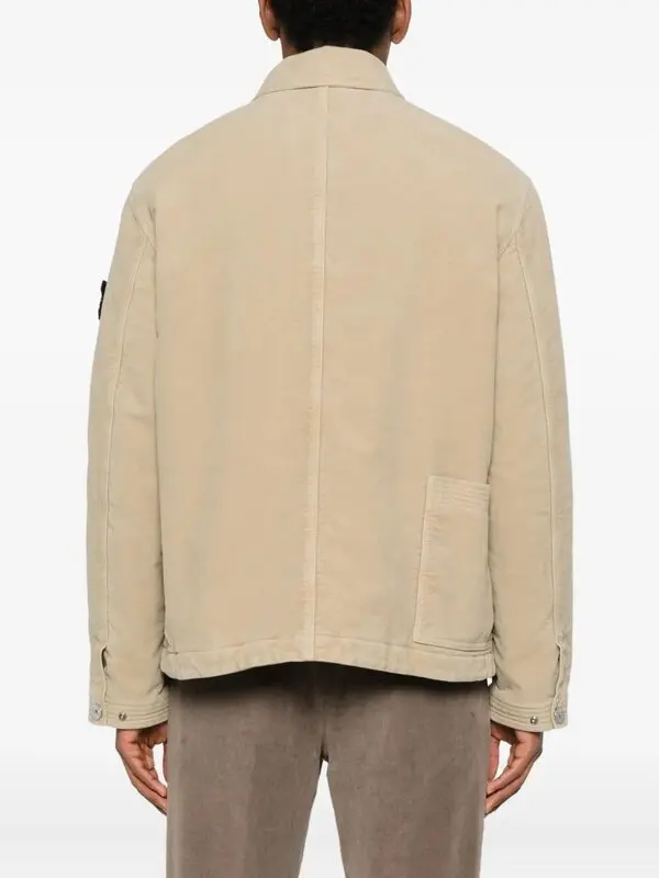 Stone Island Cotton Jacket With Multiple Pockets - Multicolor
