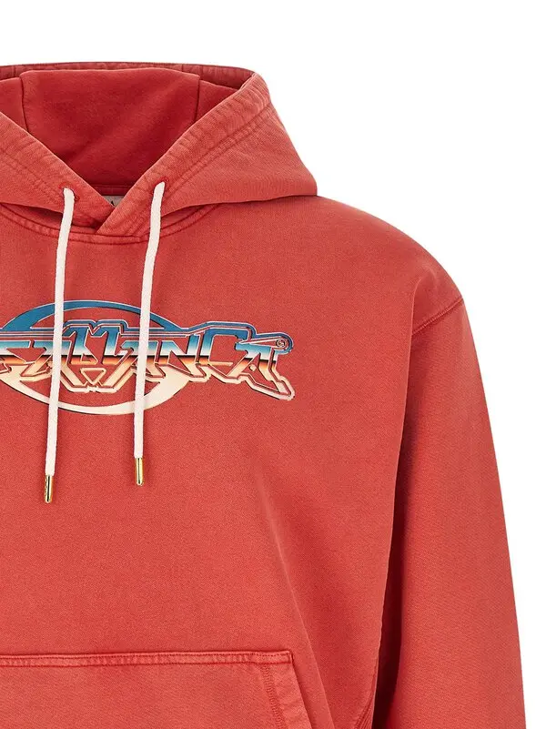 Casablanca Chrome Effect Cotton Hoodie