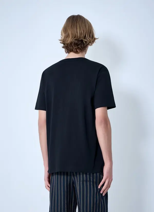Dries Van Noten Cotton Jersey T-shirt - Black