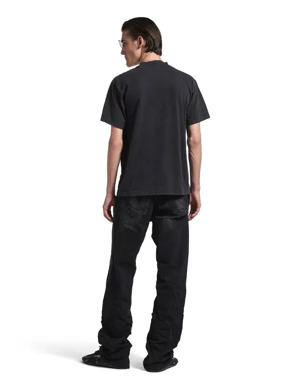 Balenciaga Standard Regular Fit T-shirt In Faded Jersey