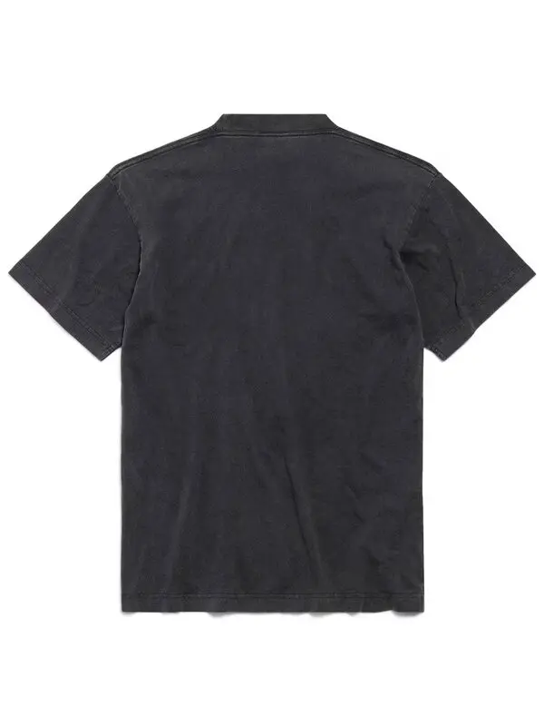 Balenciaga Standard Regular Fit T-shirt In Faded Jersey