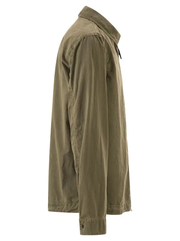 Stone Island Regular Fit Zip-up Overshirt - Multicolor