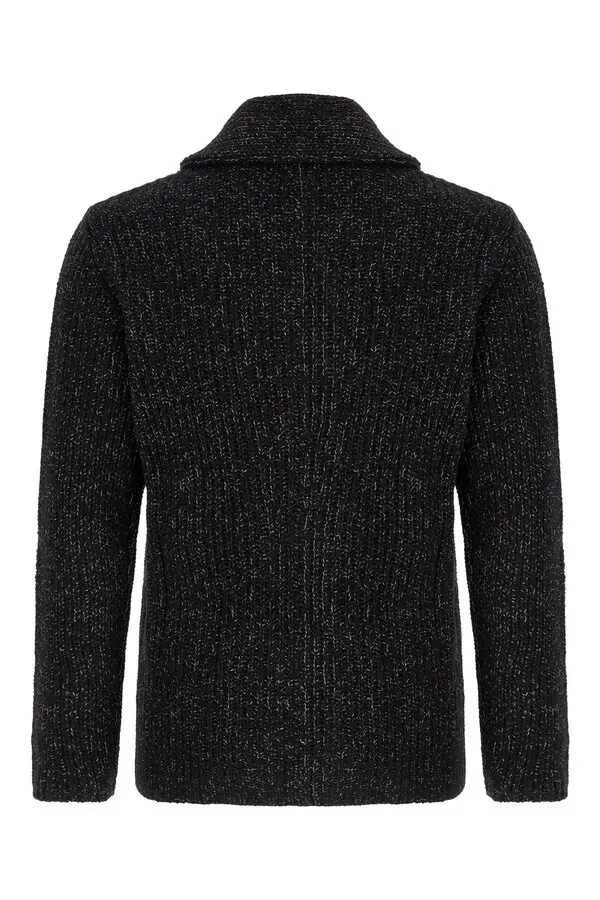 Brunello Cucinelli Double-breasted Shawl Collar Knitwear