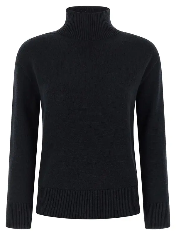 Max Mara Quercia Cashmere Turtleneck Sweater - Blue