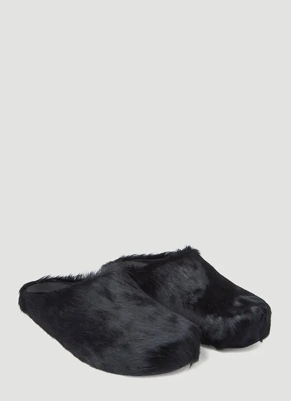 Marni Fussbett Long Haired Mules