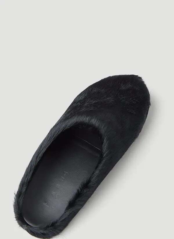 Marni Fussbett Long Haired Mules