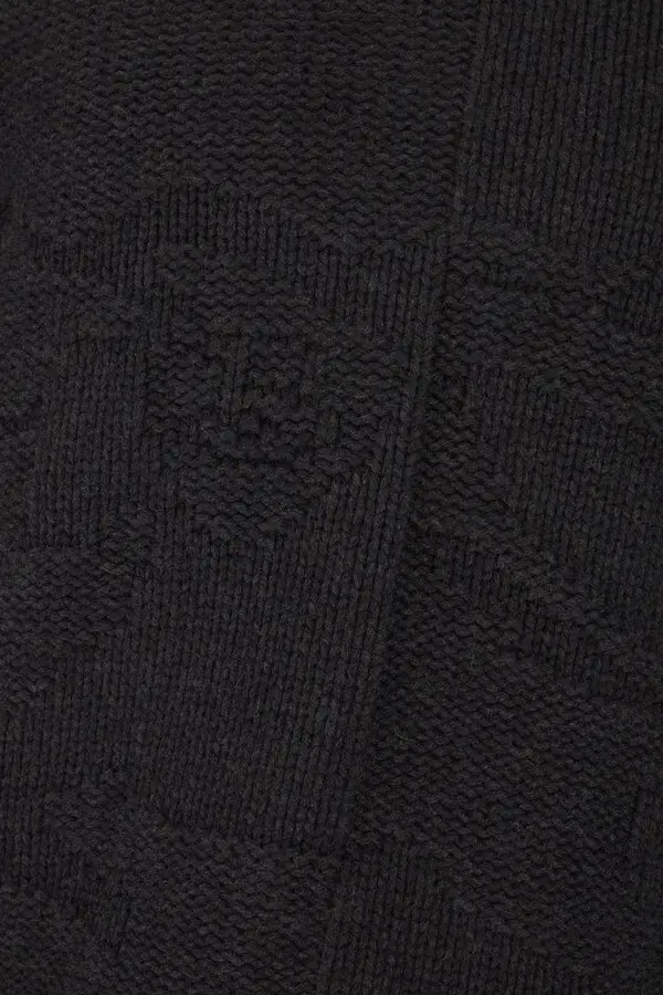 Burberry Textured Crew Neck Pullover