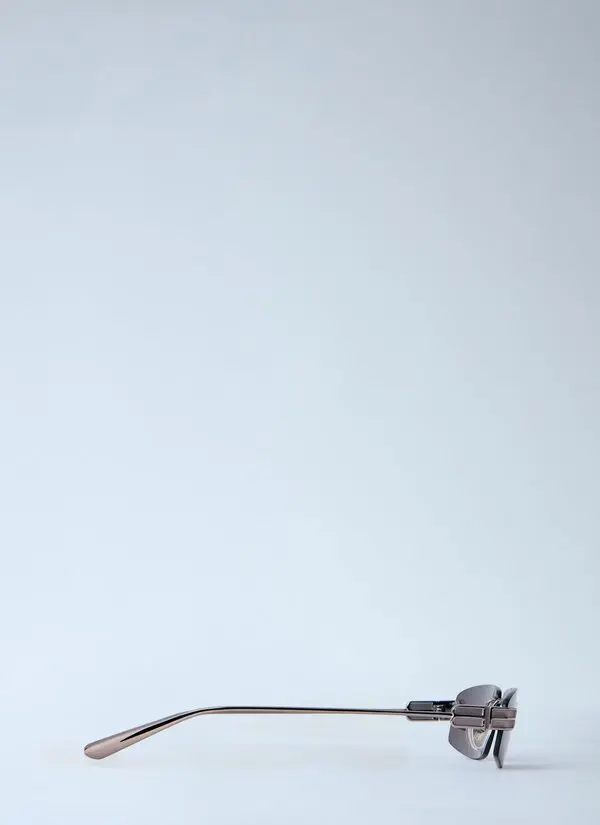 Balenciaga Gossip Rectangle Rimless Sunglasses