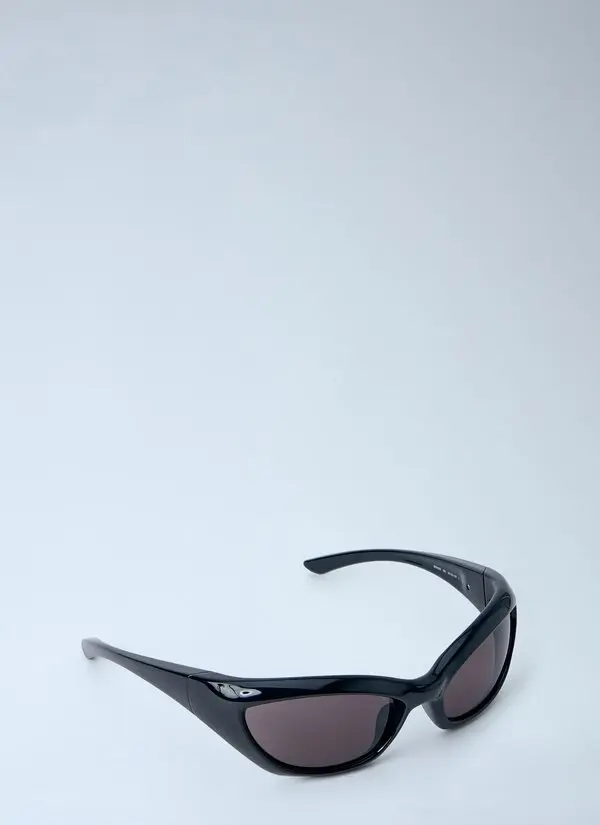 Balenciaga Racer Cat Eye Sunglasses - Black