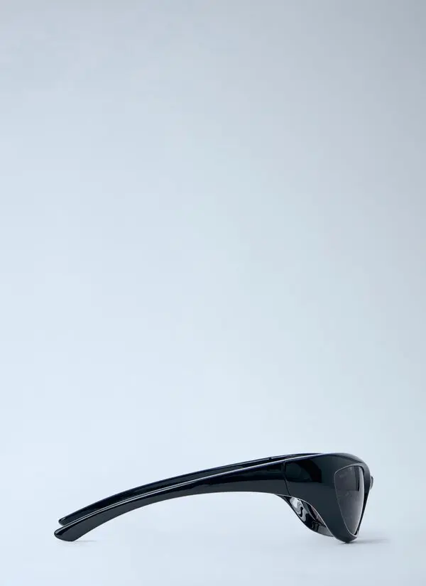 Balenciaga Racer Cat Eye Sunglasses - Black