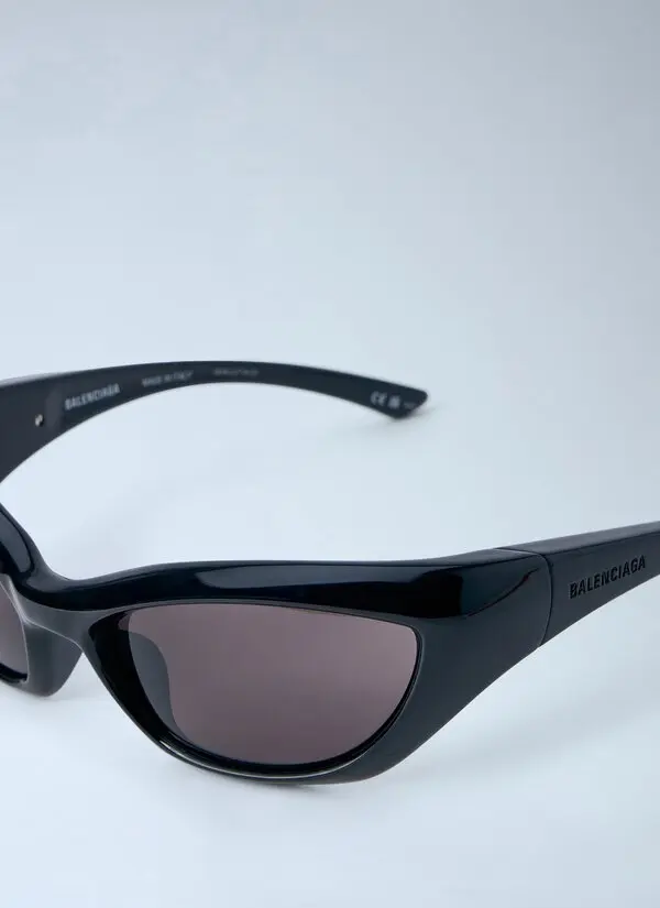 Balenciaga Racer Cat Eye Sunglasses - Black