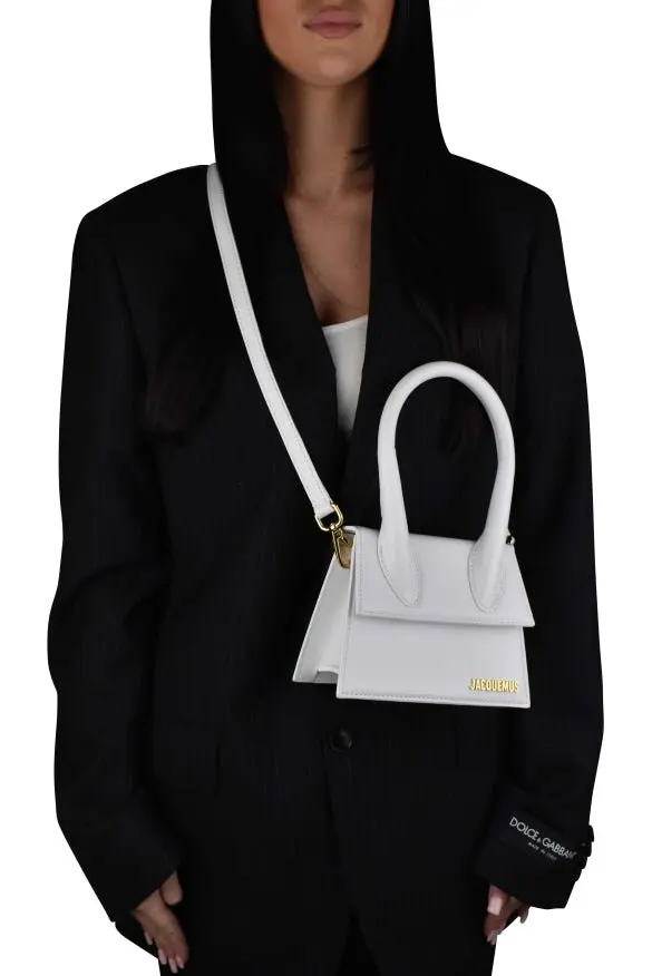 Jacquemus Le Chiquito Moyen Top Handle Bag - White