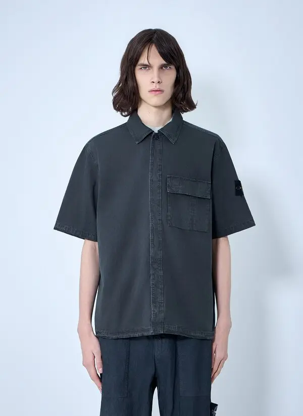 Stone Island Short-sleeve Cotton Shirt