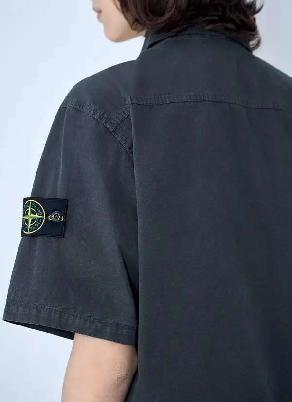 Stone Island Short-sleeve Cotton Shirt